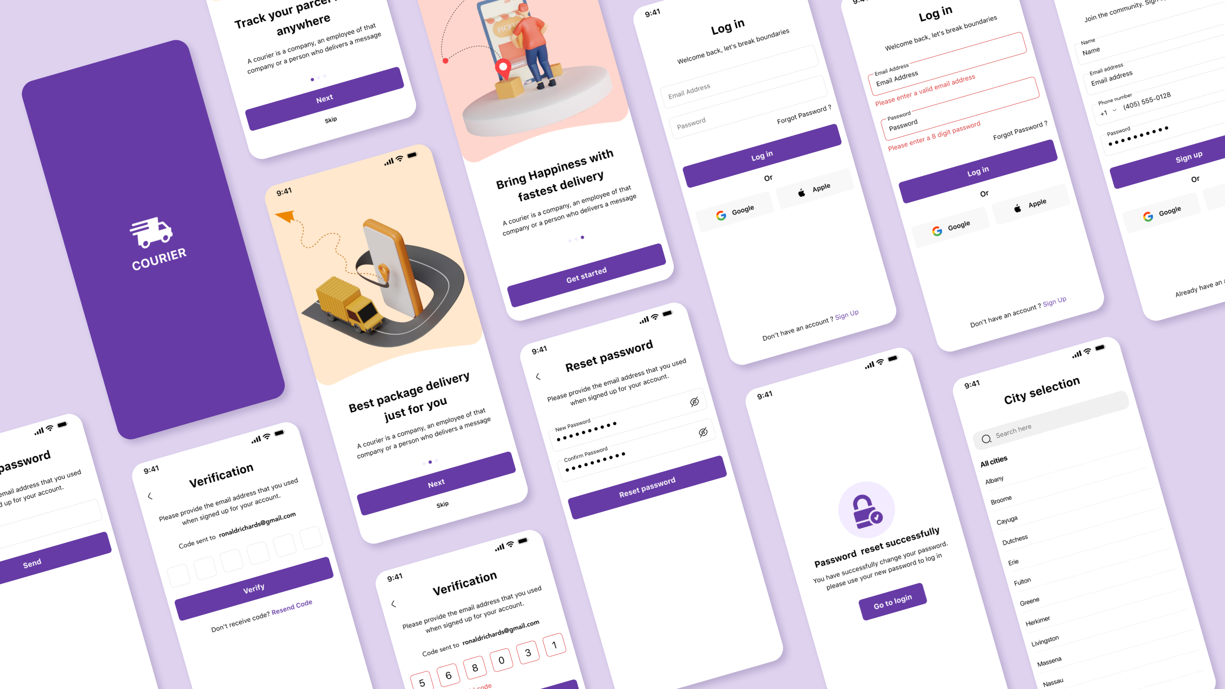 ExpressShip UI Template: SpeedyCourier Delivery App in Flutter 3.x (Android, iOS) UI app ...